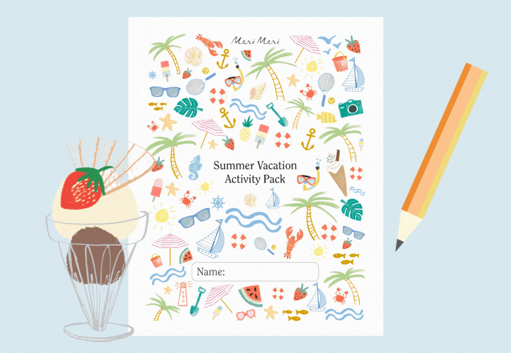 Free Summer Vacation Kids’ Activities | Meri Meri