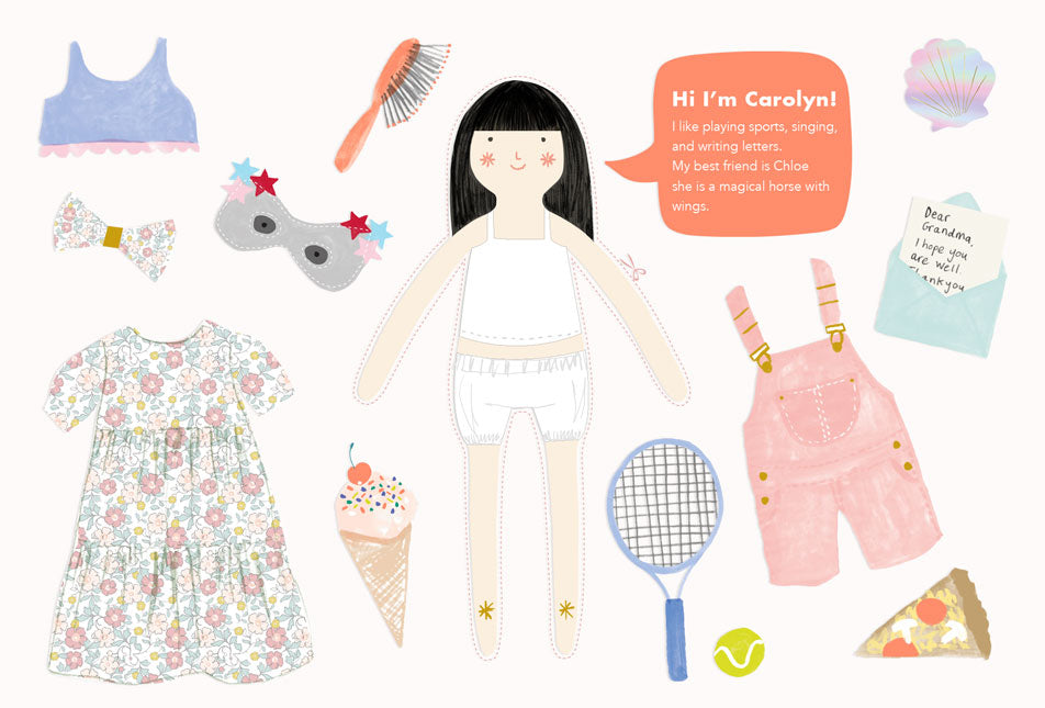 How to make paper dolls – Meri Meri