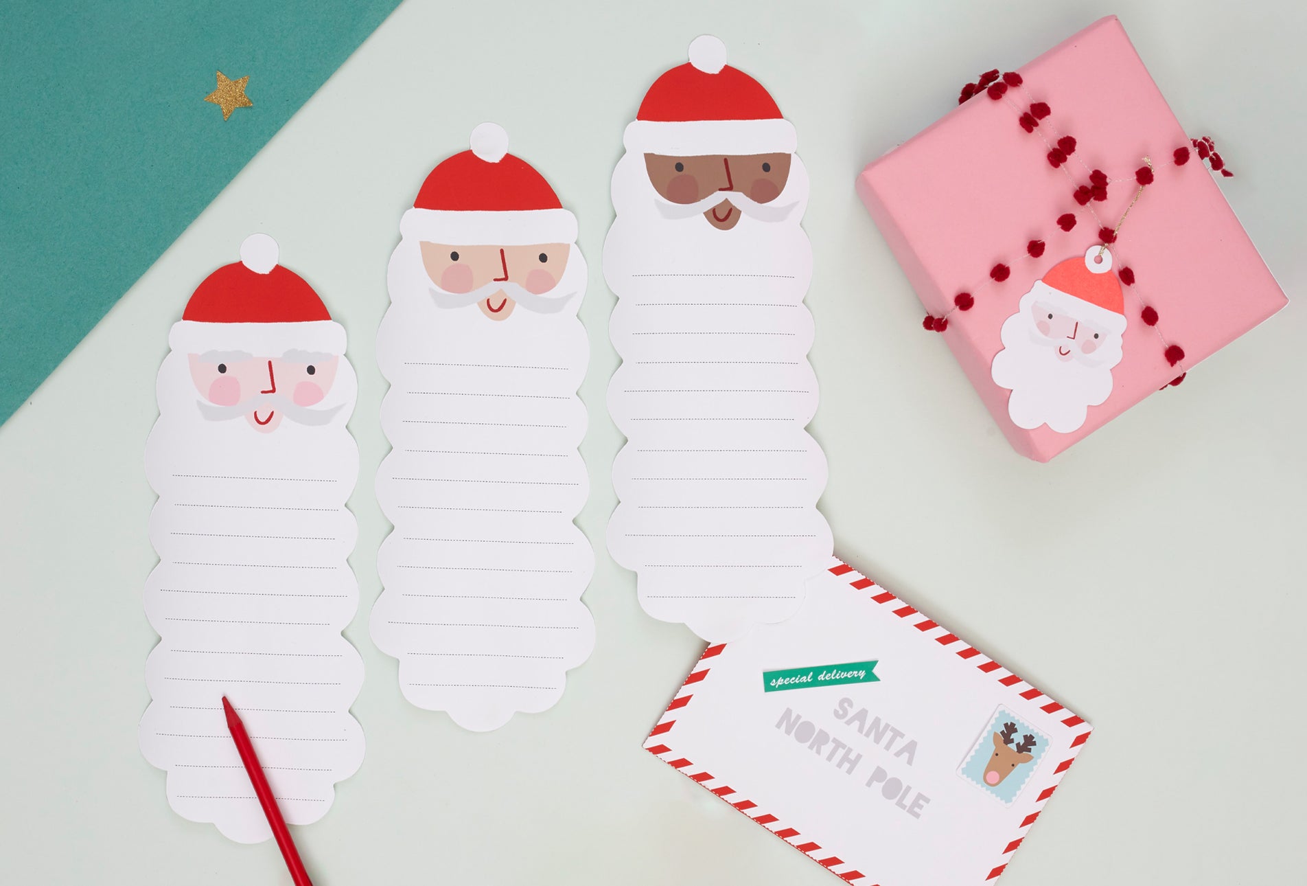 Send Santa A Special Letter: Free Template | Meri Meri