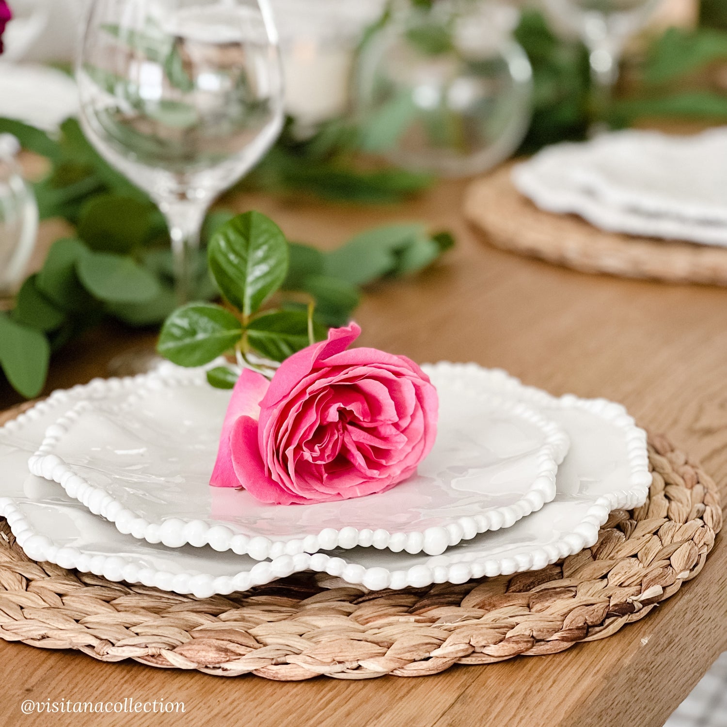 White Vida Alegria 11" Dinner Plate - Set of 4 – Meri Meri