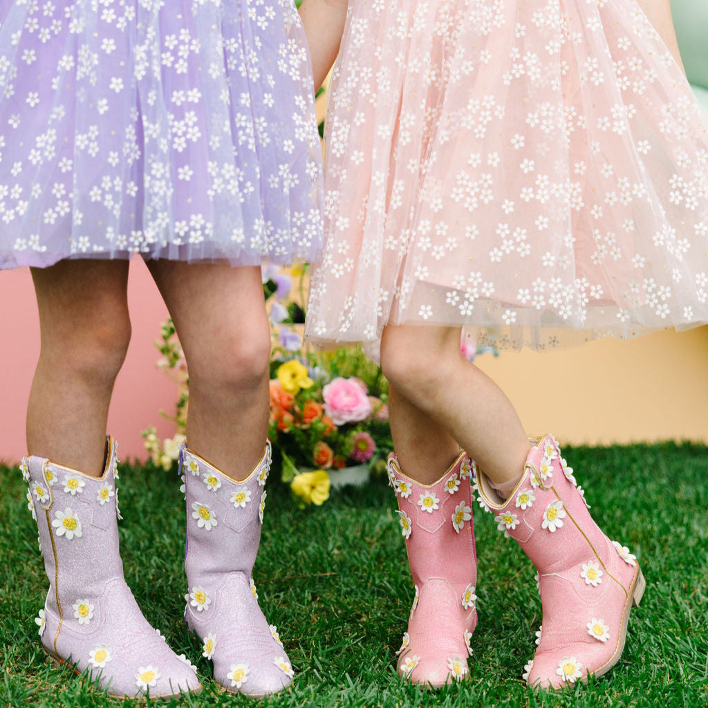 Cowgirl Lilac Oopsie Daisy Boots – Meri Meri
