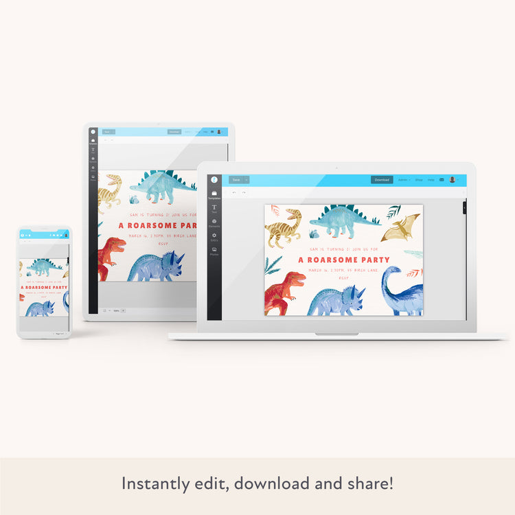 Dinosaur Party Invitation – Meri Meri