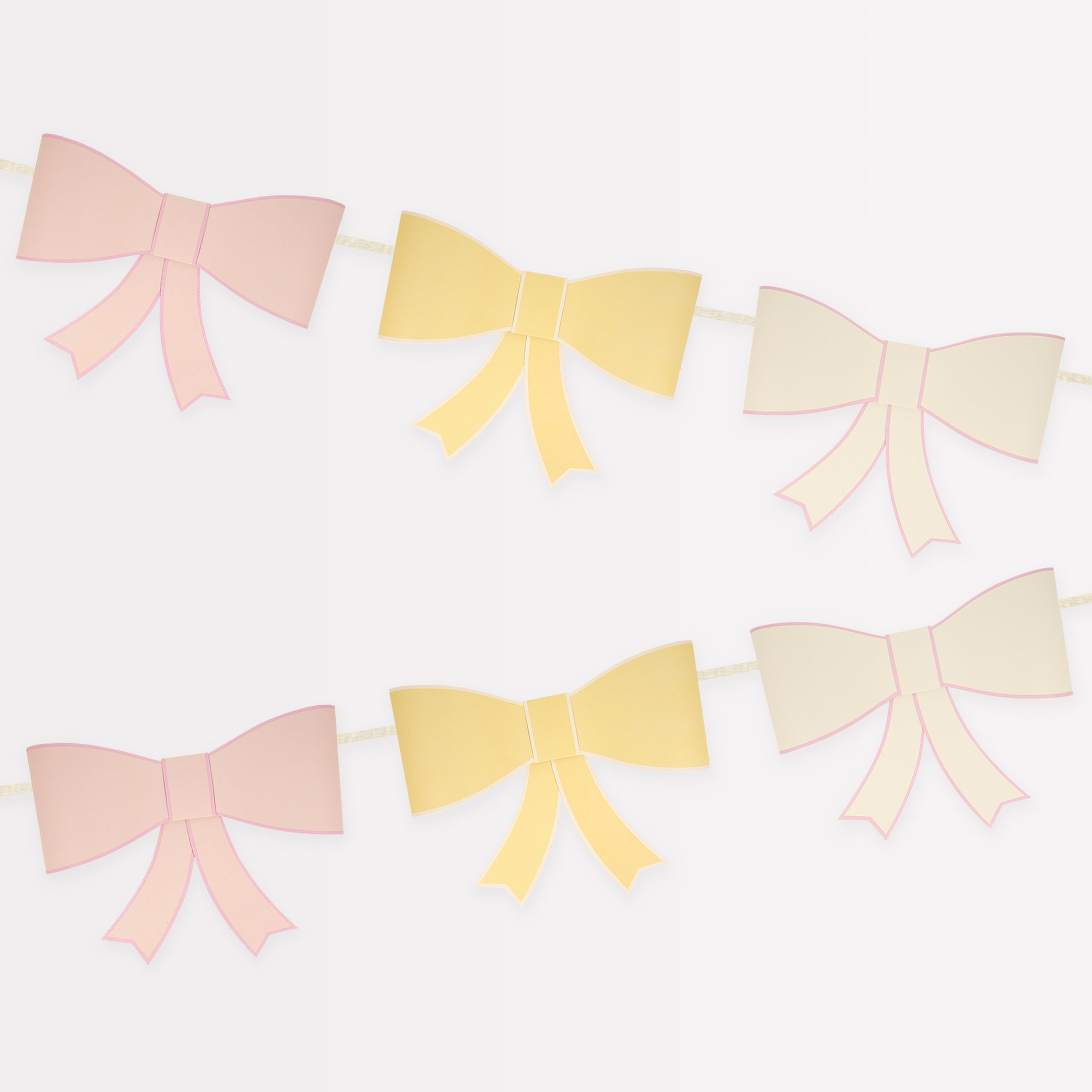 3D Paper Bow Garland – Meri Meri