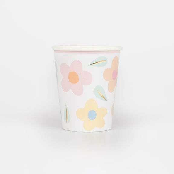 Flower Pattern Cups – Meri Meri