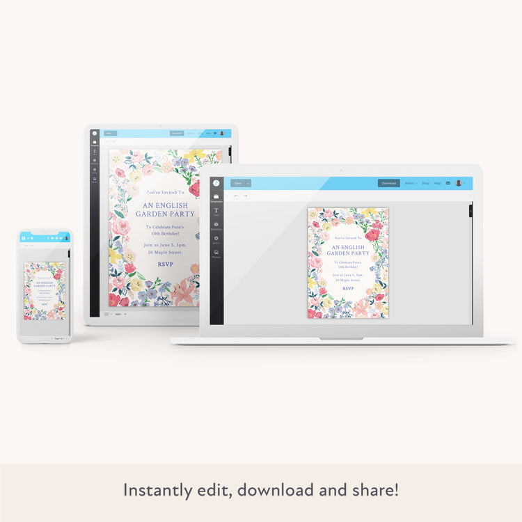 Flower Party Invitation – Meri Meri