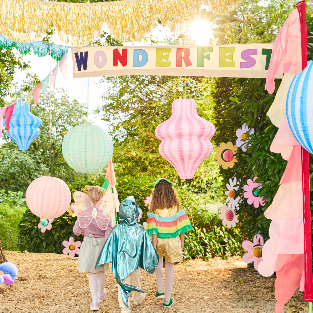 Striped Pink Lanterns – Meri Meri