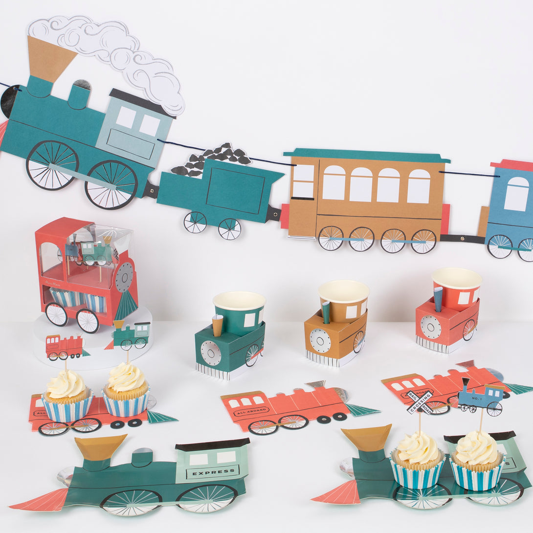 All Aboard! Train Party Set – Meri Meri