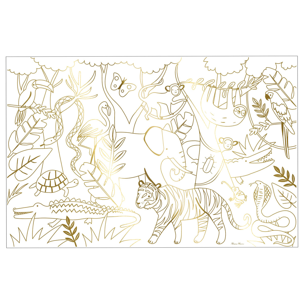 Jungle Coloring Posters (x 2) – Meri Meri