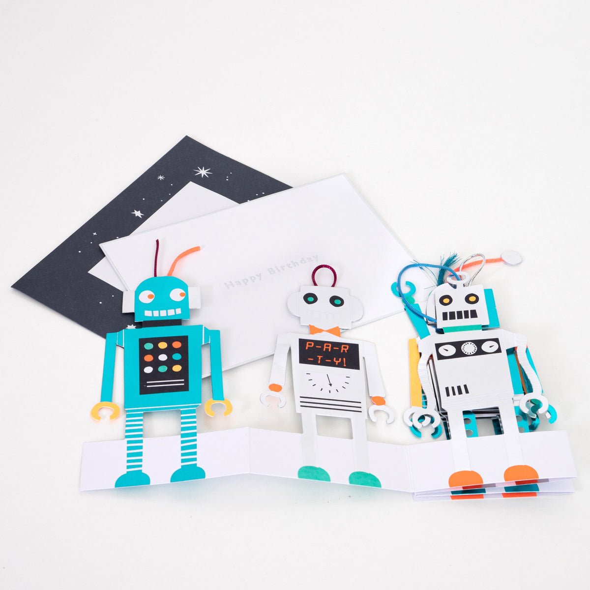 Robots Birthday Card – Meri Meri