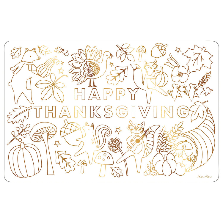 Thanksgiving placemats – Meri Meri