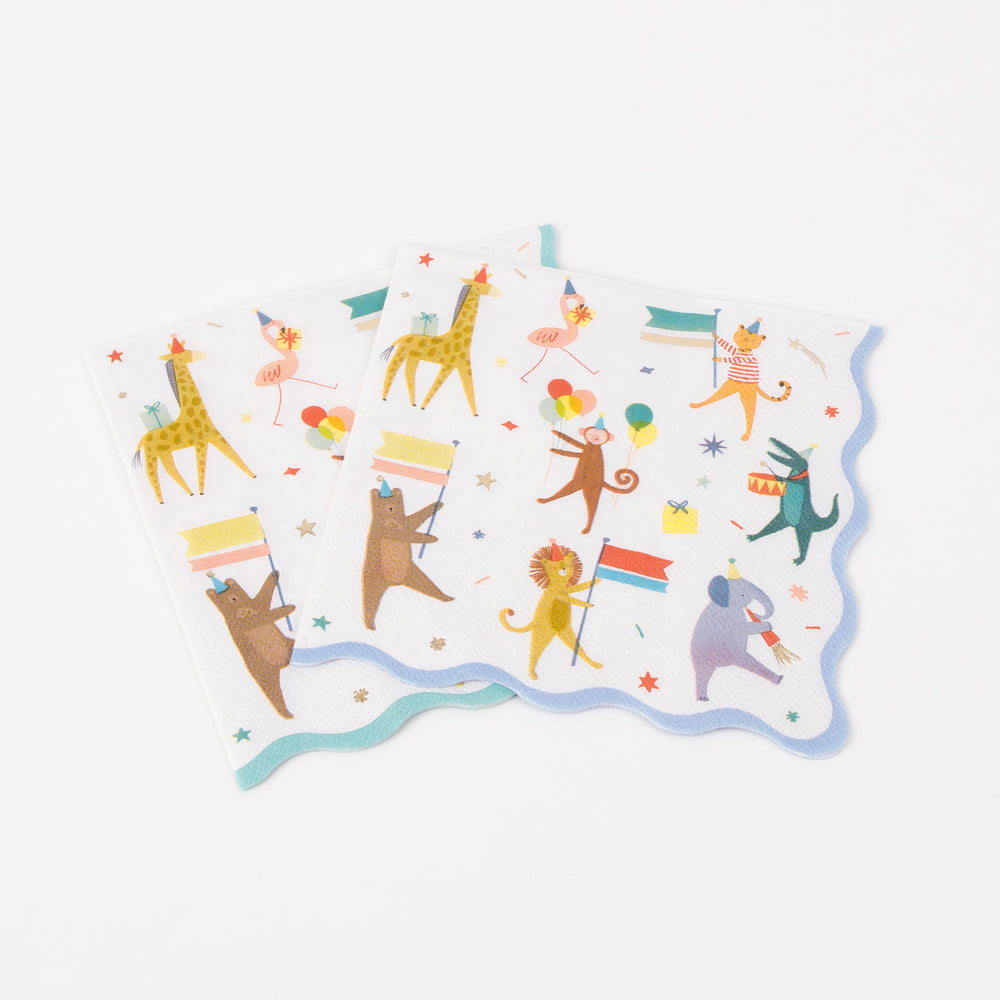Animal Parade Napkins – Meri Meri