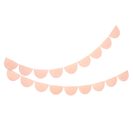 Peach Tissue Paper Scallop Garlands – Meri Meri