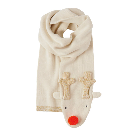 Knitted Reindeer Scarf – Meri Meri