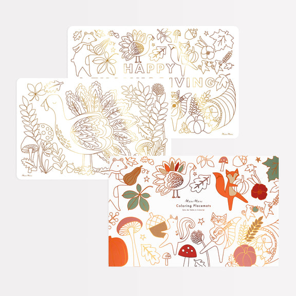 Thanksgiving placemats – Meri Meri