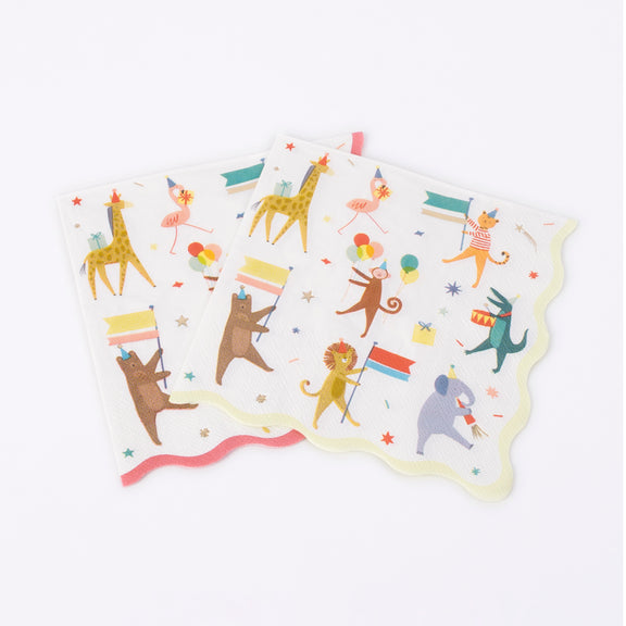 Animal Parade Napkins – Meri Meri
