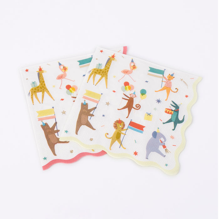 Animal Parade Napkins – Meri Meri